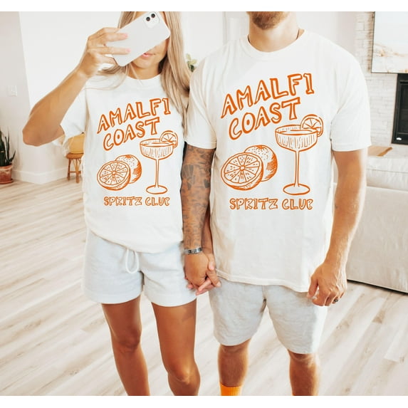 Amalfi Coast Shirt, Spritz Shirt, Cocktail TShirt, Spritz T Shirt ...