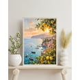 Amalfi Coast Sunset Lemon Tree Werner Bronkhorst Style Graphic Poster ...