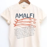 Amalfi Shirt Amalfi Coast Italy T Shirt Fish Tshirt Vacation Shirt ...
