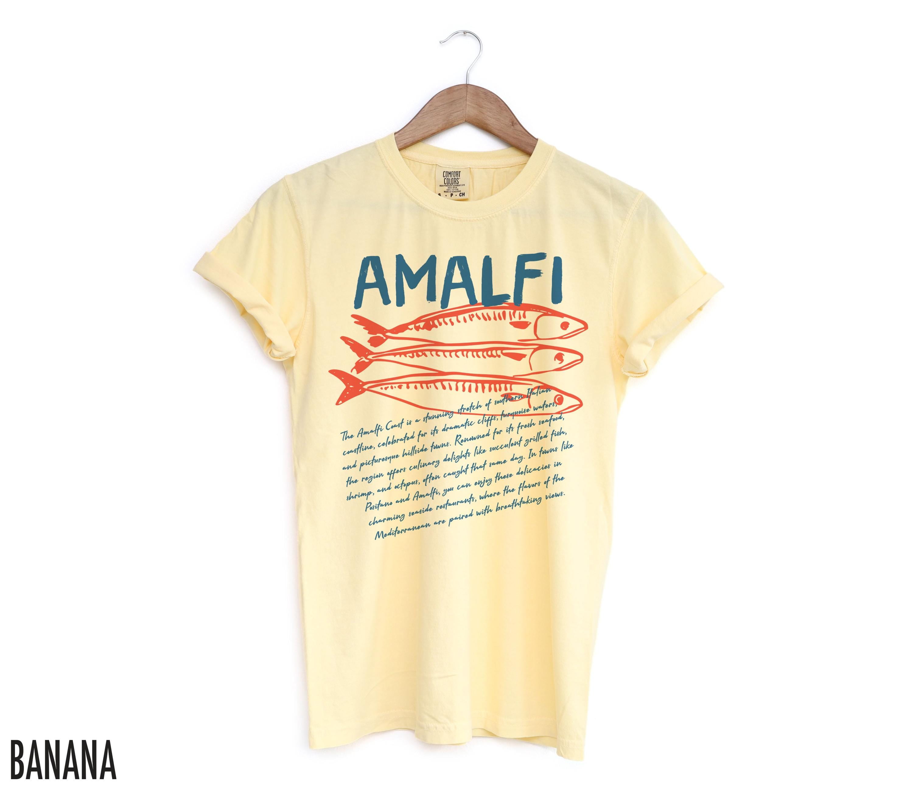 Amalfi Shirt, Italy Shirt, Fish Market, Vacation T-Shirt, Fisherman ...