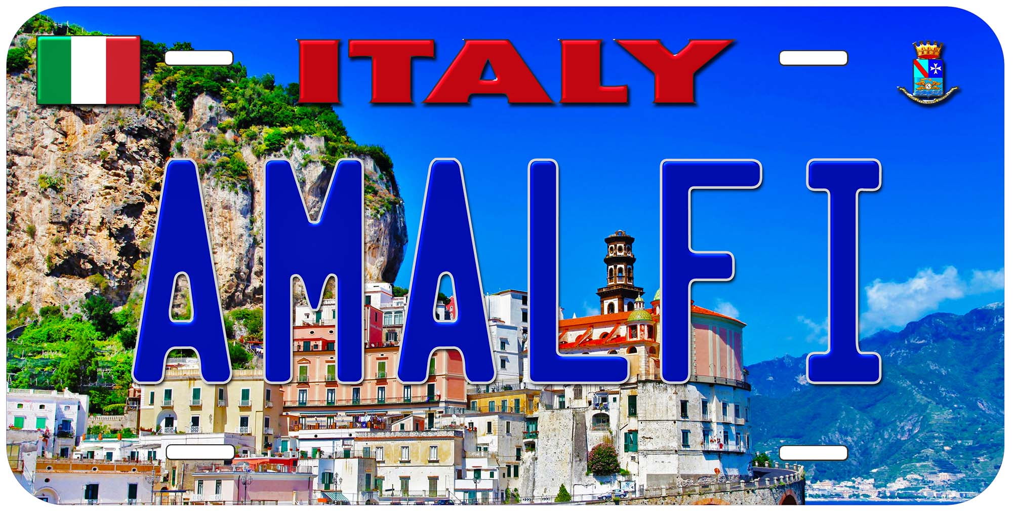 Amalfi TAG01 Italy Novelty Car Auto License Plate - Walmart.com