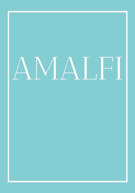 Amalfi: A decorative book for coffee tables, end tables, bookshelves ...