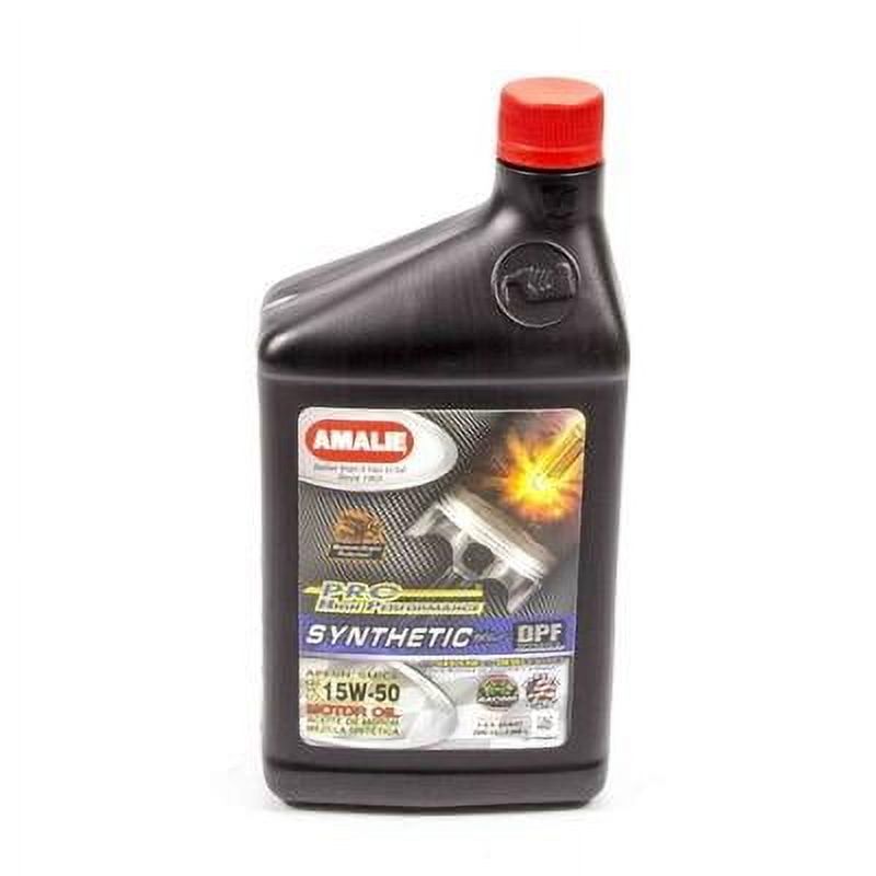 Amalie AMA75636-56, Pro Hp Syn Blend 15W50 Oil 1Qt Performance Racing ...