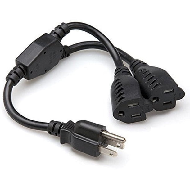 Amamax 14 inches Universal AC Power Splitter Extension Cord for Vizio ...