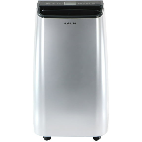 Amana 12,000 BTU Portable Air Conditioner, Easy-Move, Power Loss ...