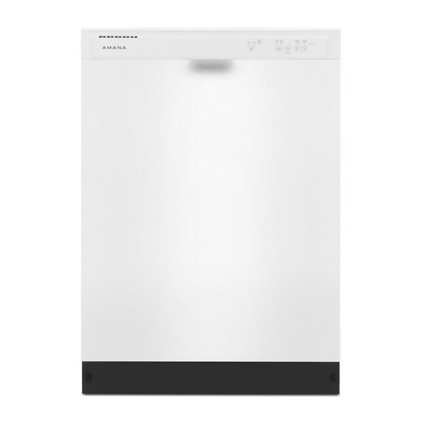 Amana ADB1400AMW 59 dBA White Front Control Dishwasher - Walmart ...