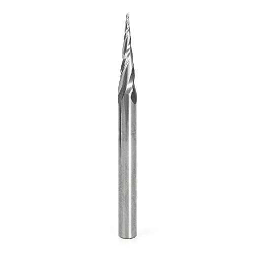 Amana Tool - 46280-U CNC 2D & 3D Carving 6.2 Deg Tapered Angle Ball Tip ...