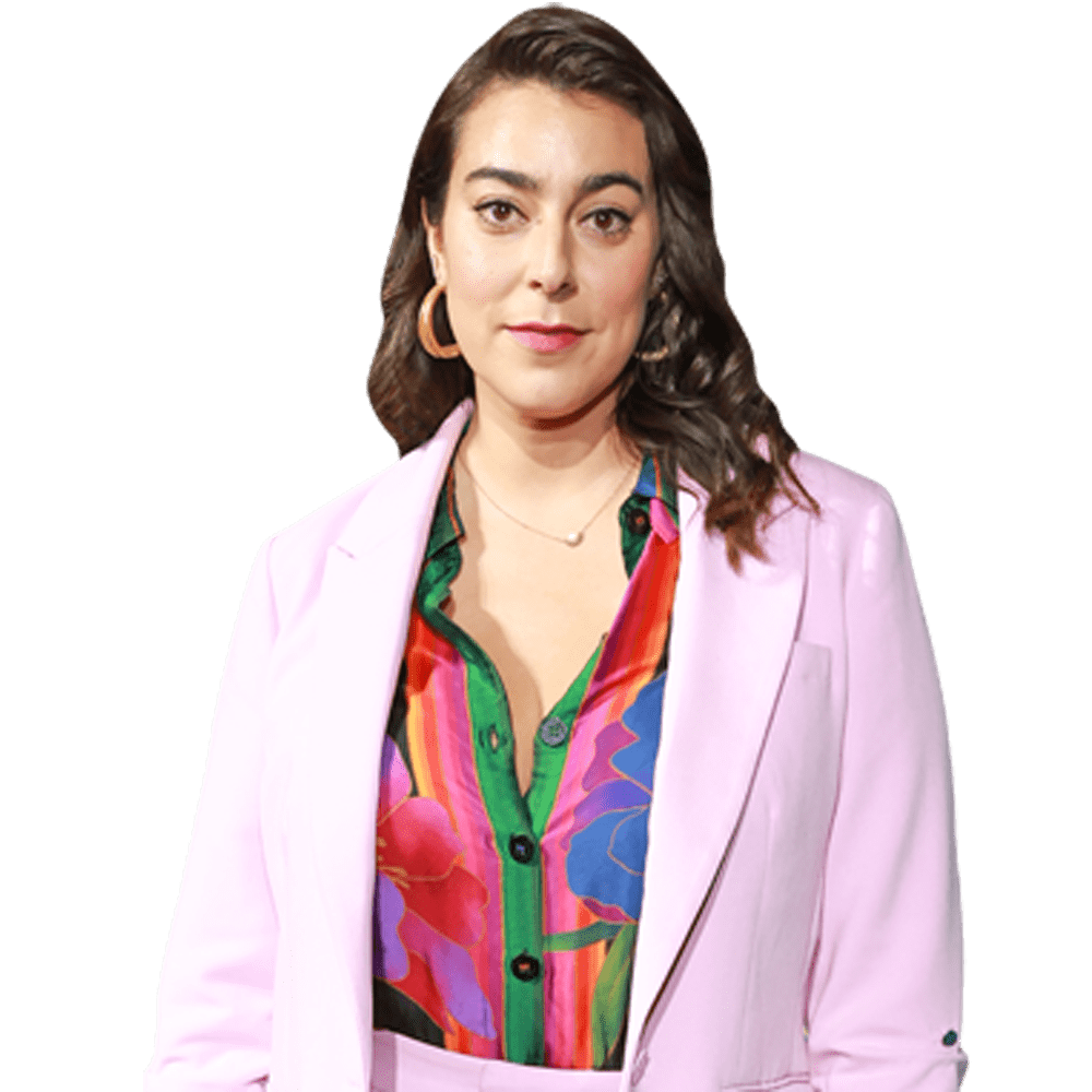 Amanda Cathryn Lehan (Pink Suit) Half Body Buddy Cutout - Walmart.com