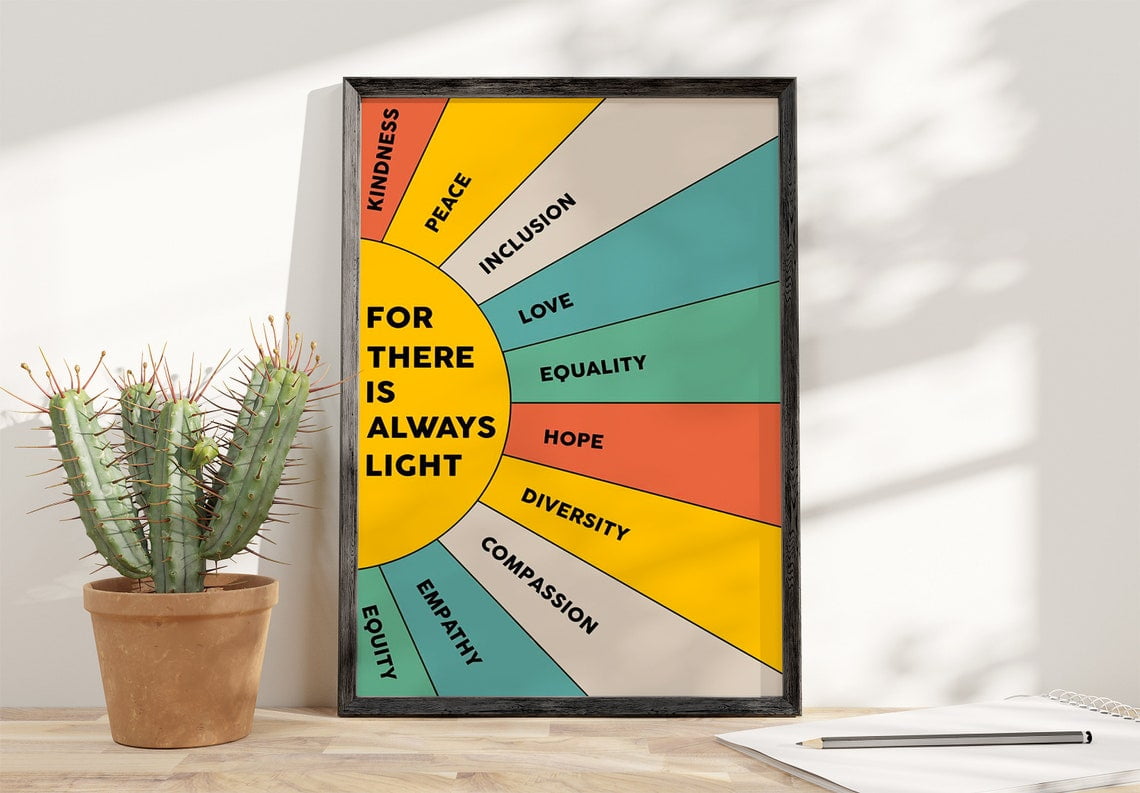 Amanda Gorman For There Is Always Light Inspirational Poster, Inaugural ...