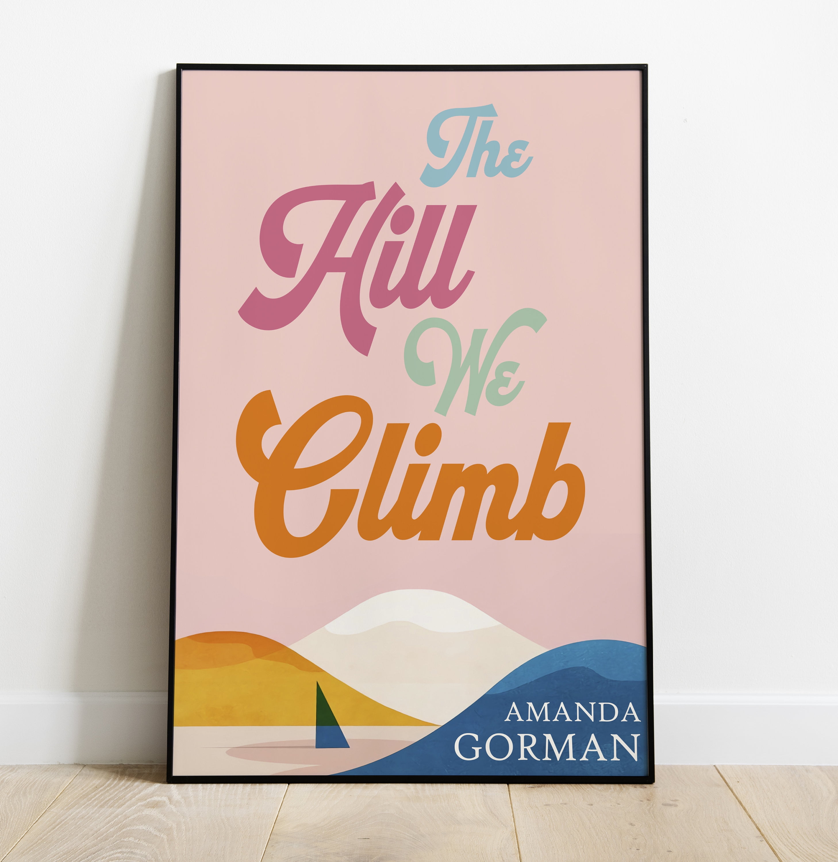 Amanda Gorman For There Is Always Light Vintage Poster, The Hill We ...