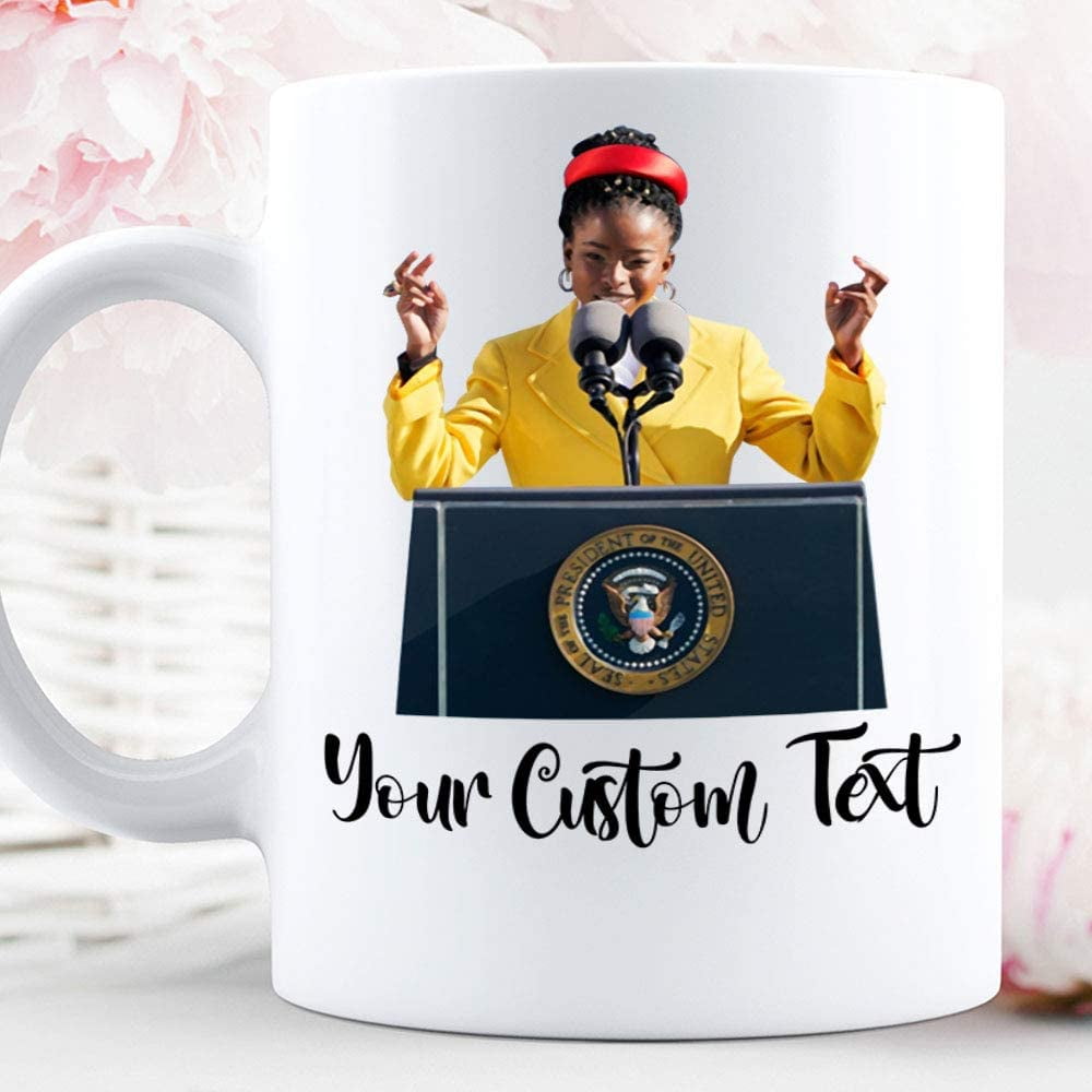 Amanda Gorman Inauguration Speech 2021 Strong Woman Your Custom Text ...