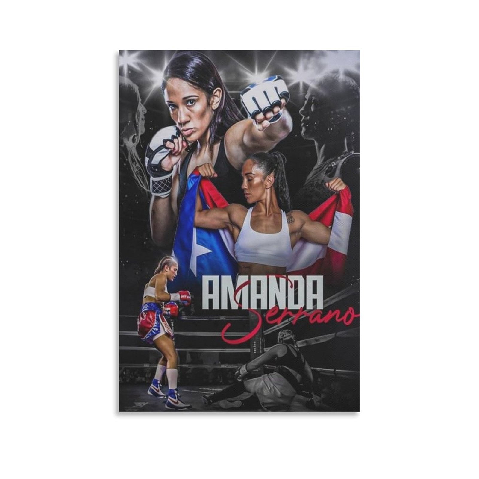 Amanda Serrano Canvas Poster Picture Print Canvas Poster Wall Paint Art ...