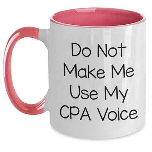 Amangny Funny CPA Two Tone Coffee Mugs for Graduation Gifts from ...