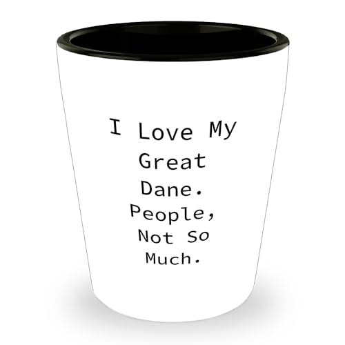 Amangny Great Dane Dog Lovers Gifts from Friends for Graduation, I Love ...