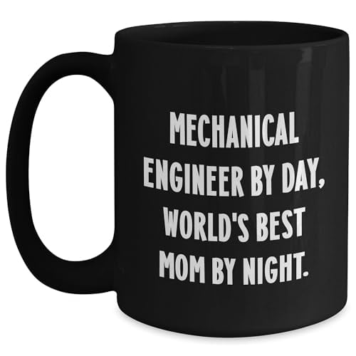 Amangny Mechanical Engineer Gifts, Funny Mom Quotes Birthday Black ...