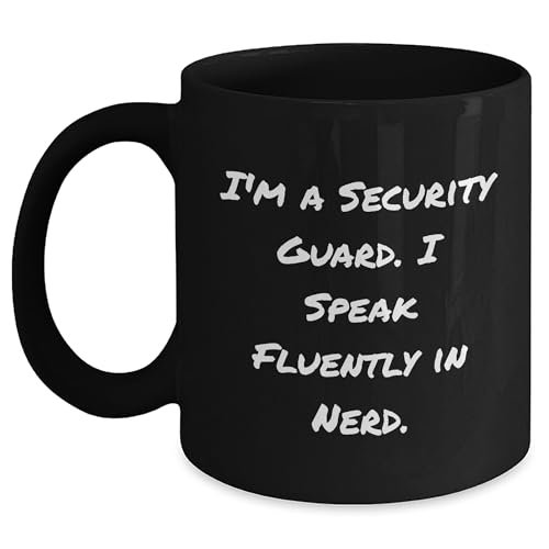 Amangny Security Guard Gifts: I'm A Security Guard. I Speak Fluently In ...
