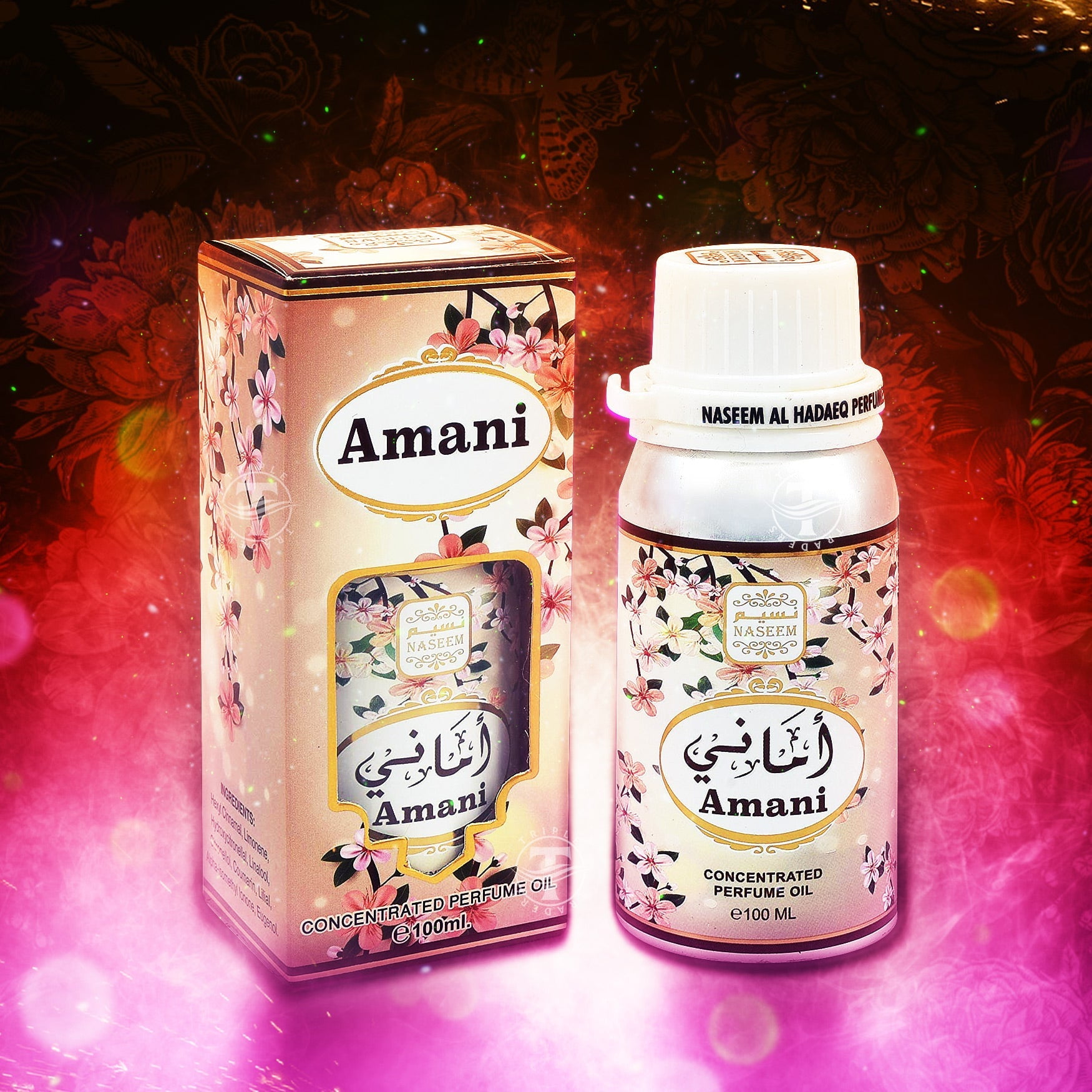 Amani - Concentrated Oil Perfume 100ml by Naseem - Walmart.com