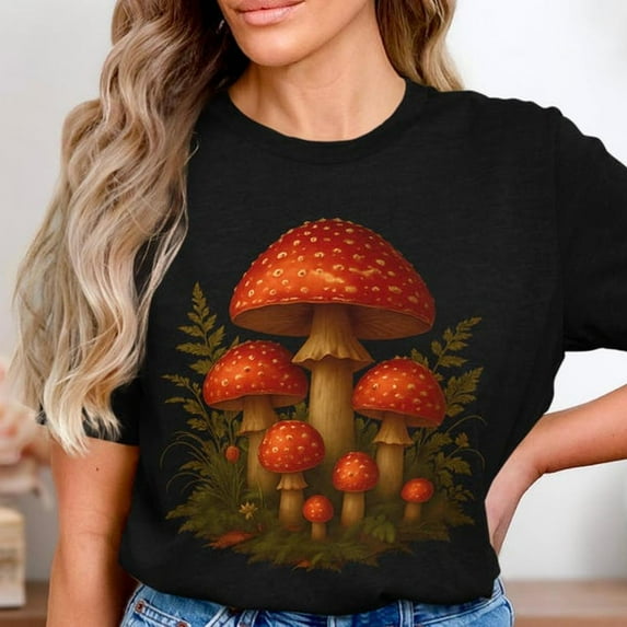 Amanita MuS1H1Room S1Hirt, CottagE1core Toadstool Forest T1EE, Fungi ...