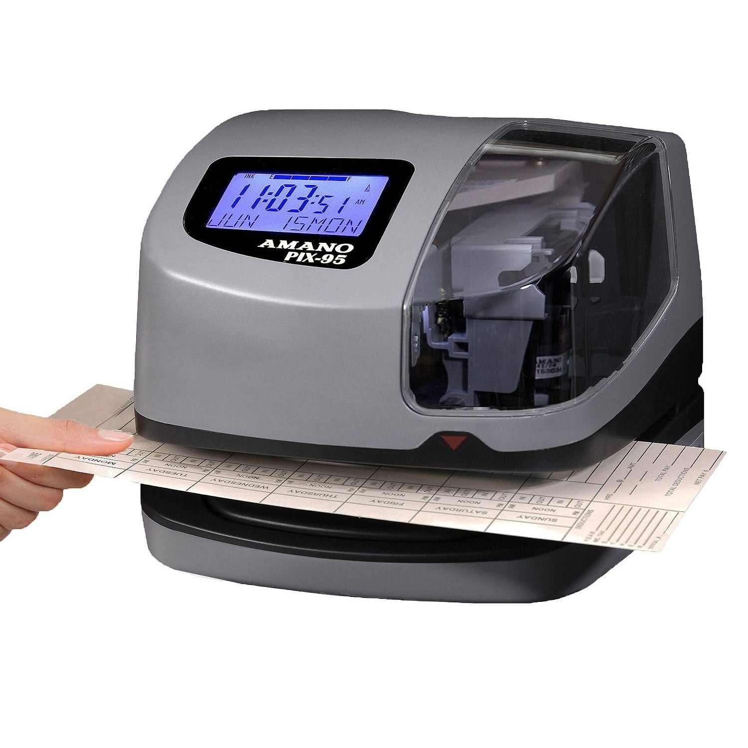Amano PIX-95 Electronic Time Clock - American Made, Easy to Set, Long ...
