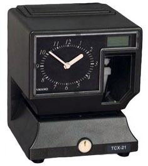 Amano TCX-21 Electronic Time Clock TCX21 - Walmart.com