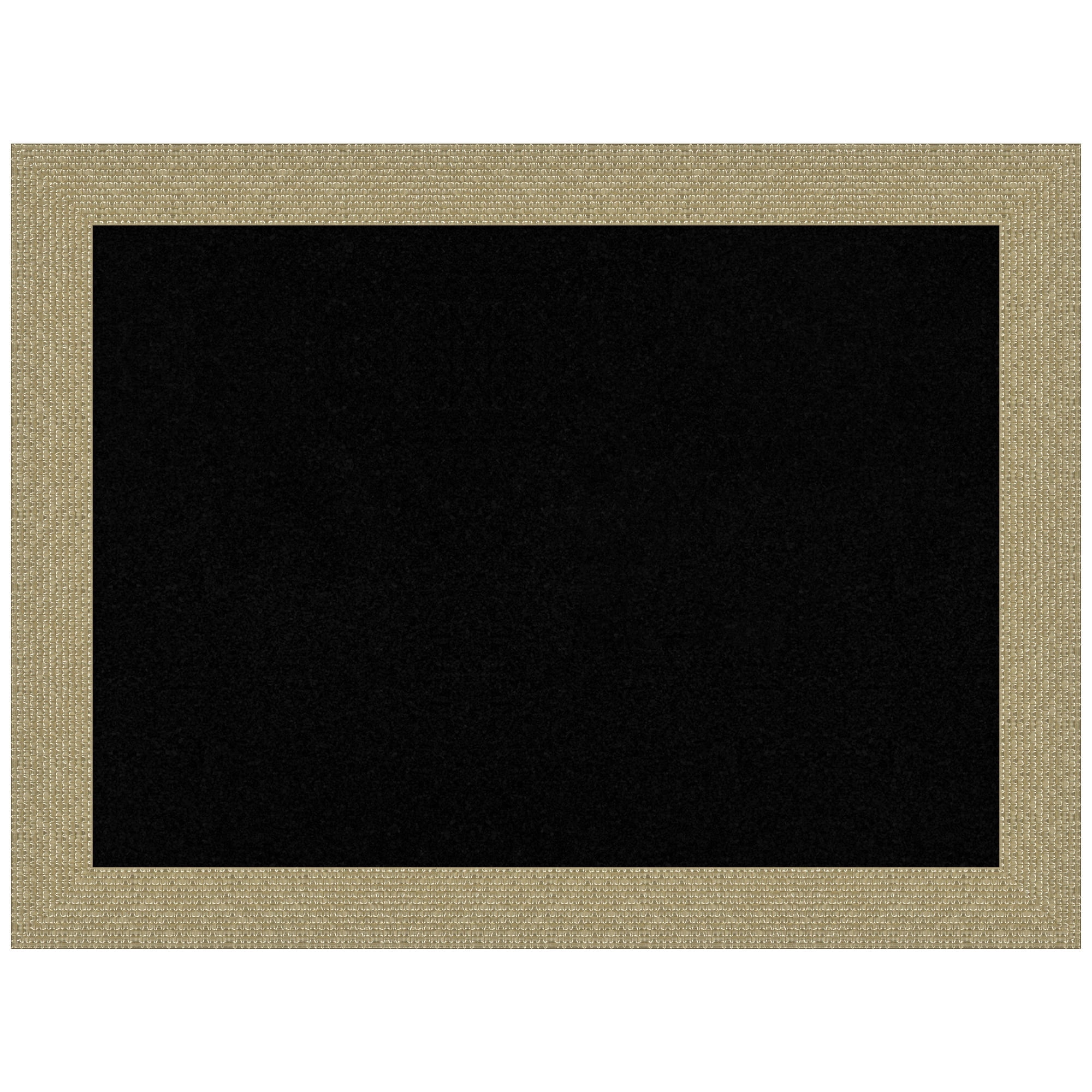 Amanti Art Black Cork Board Framed Mosaic Gold Bulletin Board 32 in. x ...