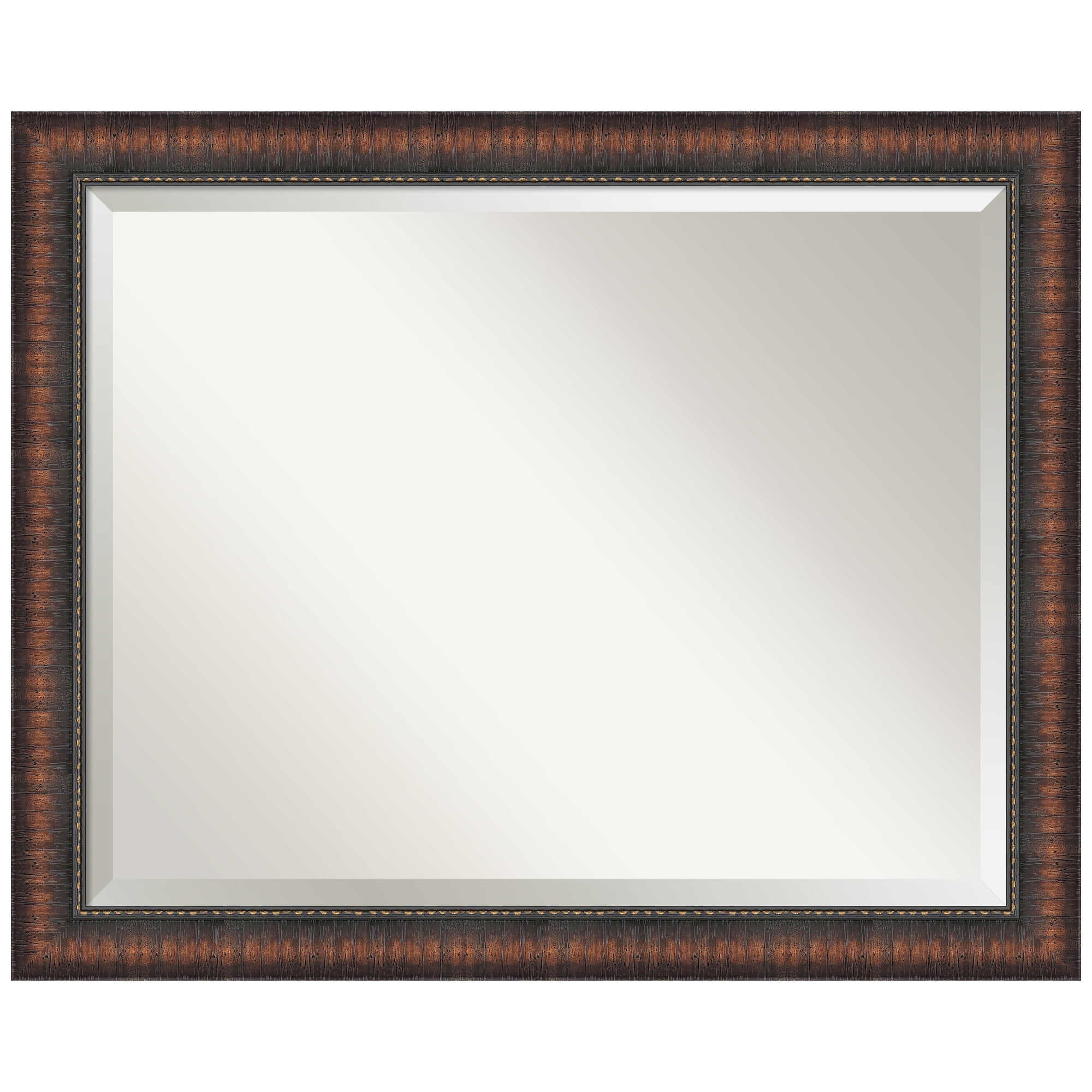 Amanti Art Caleb Brown Beveled Bathroom Wall Mirror - Walmart.com