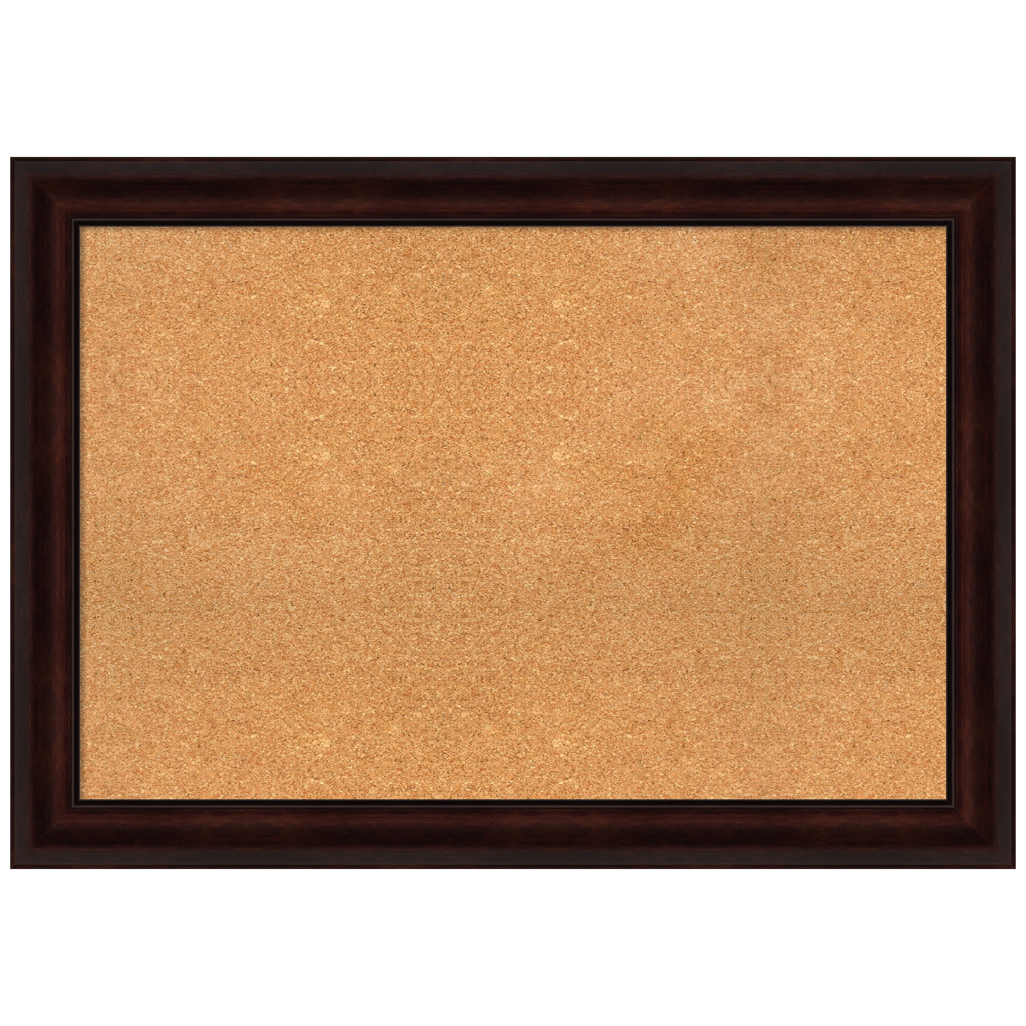 Amanti Art Natural Cork Board Framed Coffee Bean Brown Bulletin Board ...