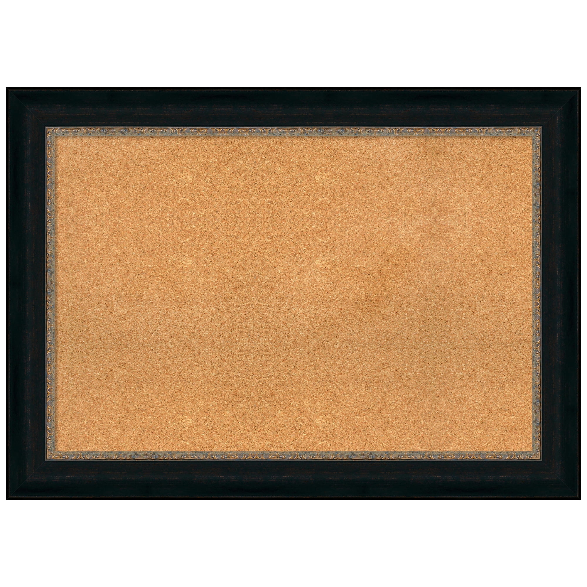 Amanti Art Natural Cork Board Framed Paragon Bronze Bulletin Board 43 ...