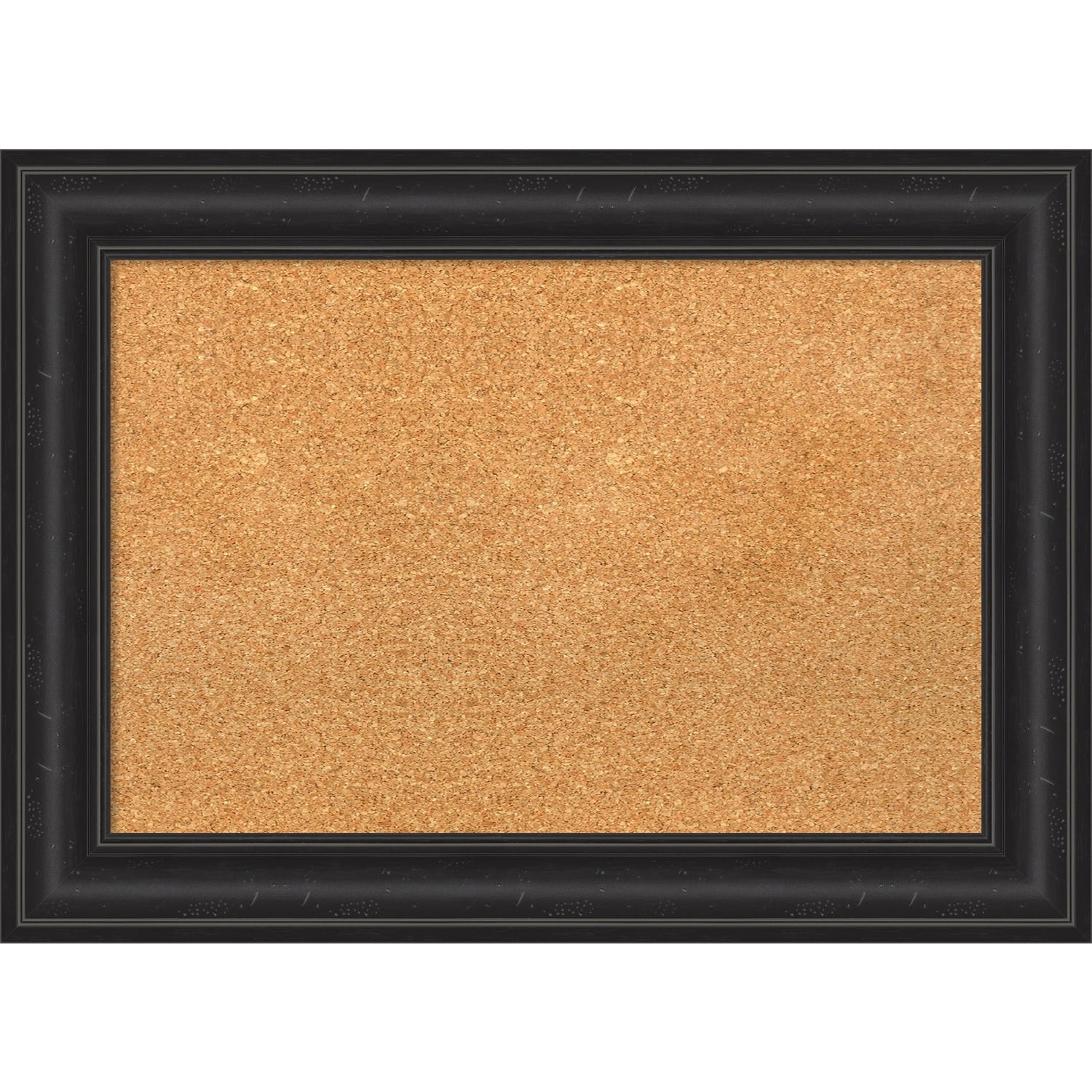 Amanti Art Natural Cork Board Framed Shipwreck Black Bulletin Board 29 ...