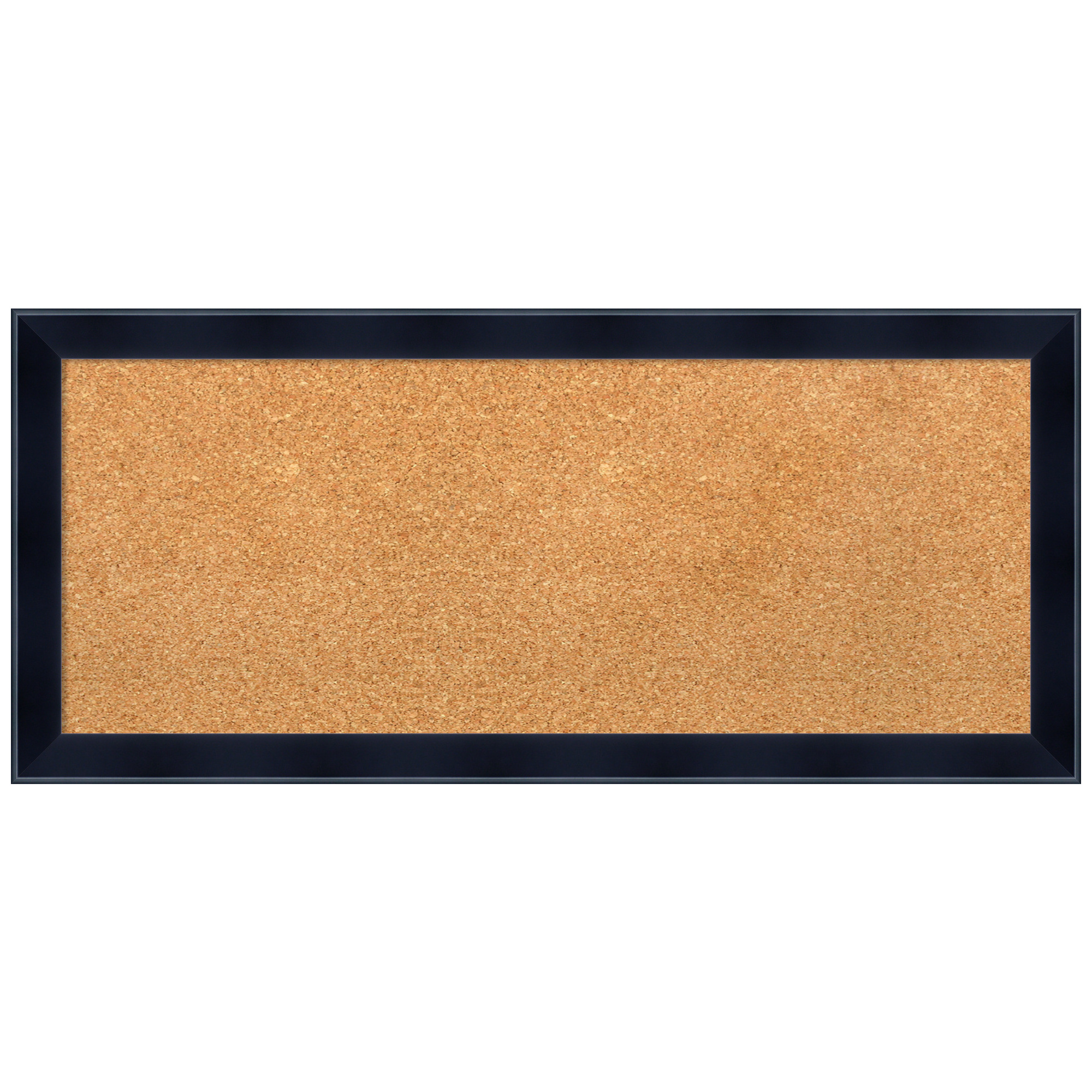 Amanti Art Natural Cork Board Wood Framed Madison Black Bulletin Board ...