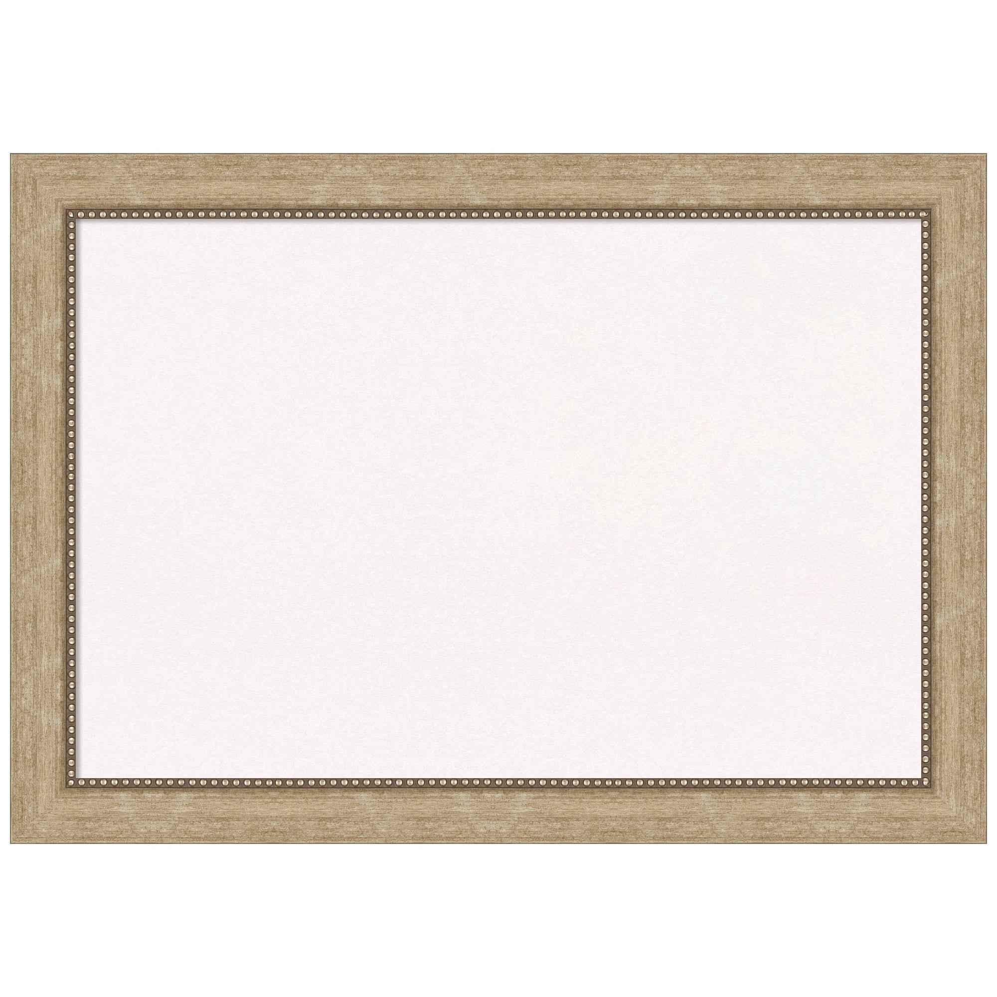 Amanti Art White Cork Board Framed Astor Champagne Bulletin Board 41 in ...