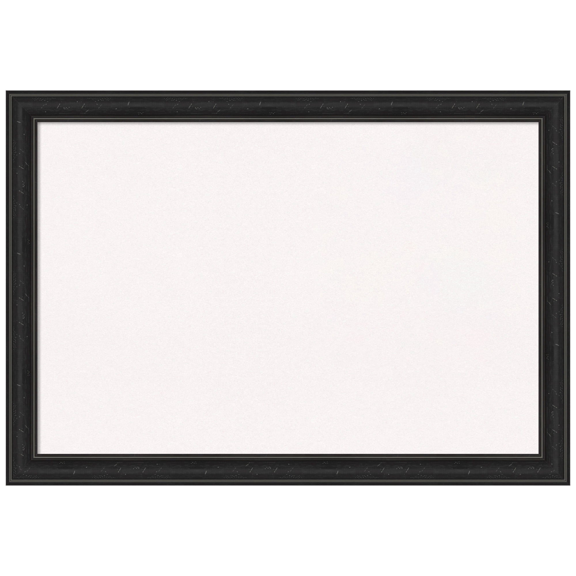 Amanti Art White Cork Board Framed Shipwreck Black Narrow Bulletin ...