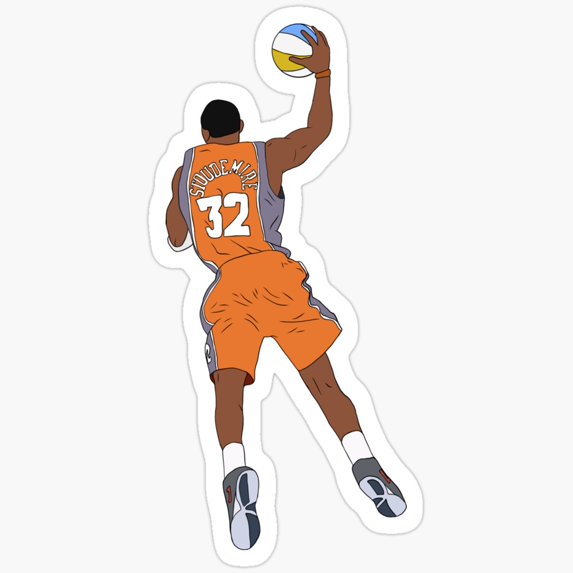 Amar'E Stoudemire Dunk Sticker Phone Decal Water Bottle Stickers Car ...