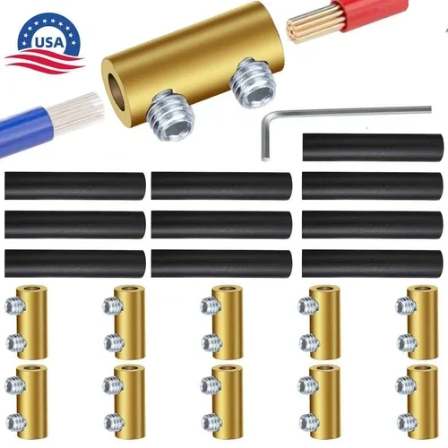 Amar Tool 10PCS Wire Connector Nut Kit 10 AWG Gauge 60A Quick Wiring ...
