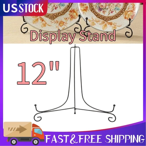 Amar Tool 12'' Iron Easel Classic Pictures Display Stand Plate Holder ...