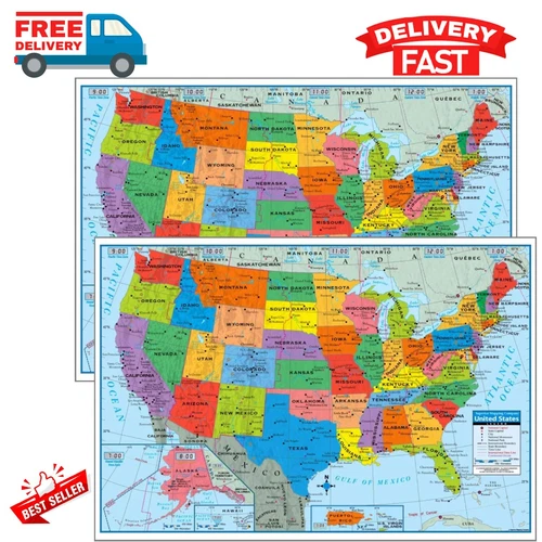 Printable Map Of The Usa With State Names