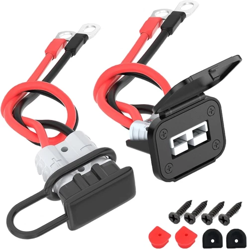 Amar Tool 50A Battery Quick Connect/Disconnect Connector 8AWG for ...