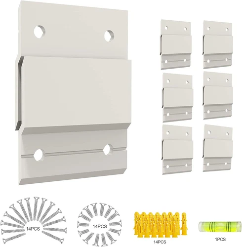 Amar Tool 7 Pairs 2 Inch French Cleat Picture Hangers Z Clips Mirror ...
