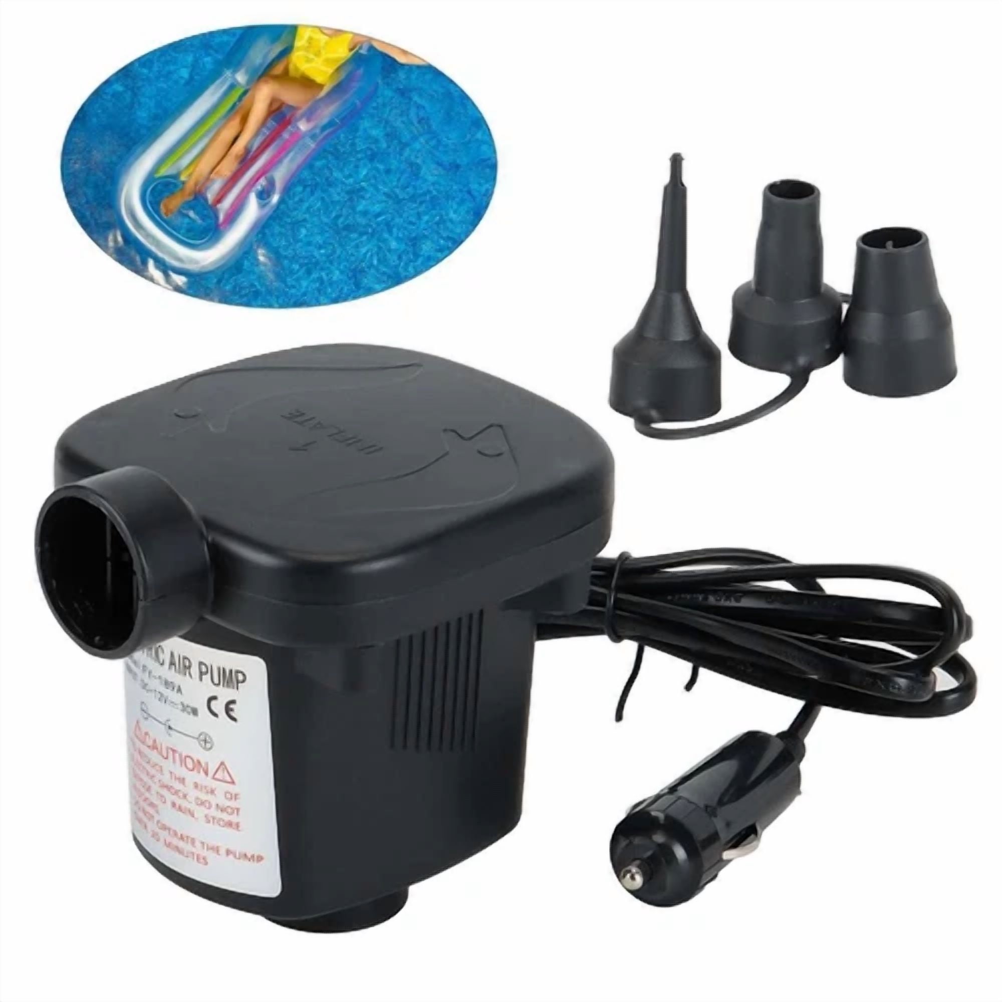 Amar Tool Air Tire Pump Inflator Compressor Digital Electric Auto 12V ...
