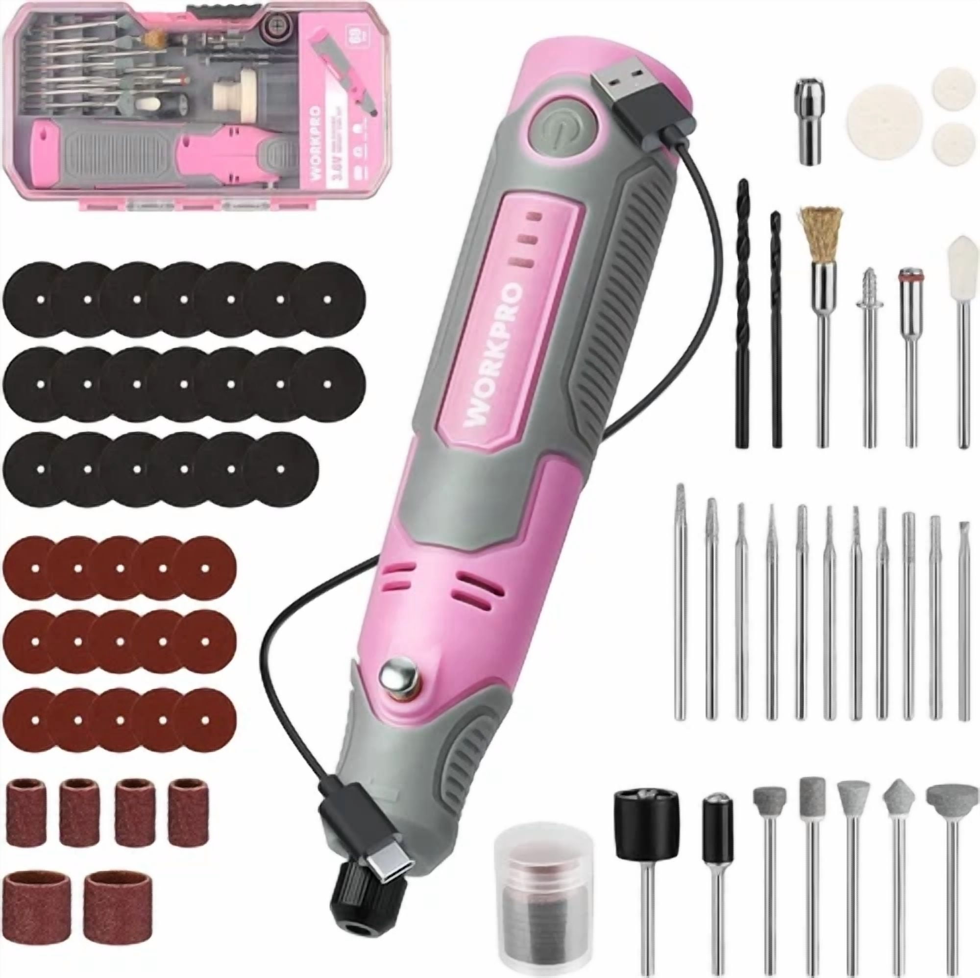 Amar Tool Cordless Rotary Tool Kit w/71pc Accessories 3 Variable Speed Rotary Tool - Walmart.com