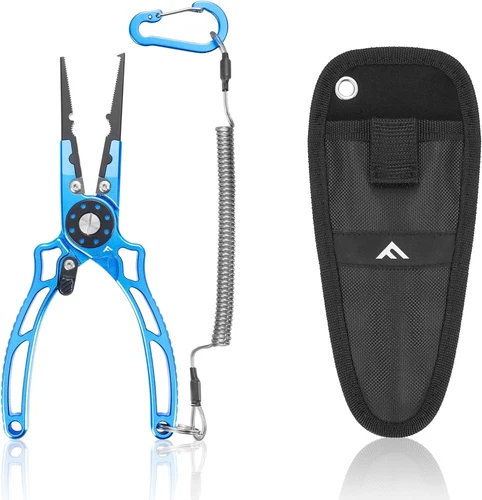 Amar Tool FLISSA 8 Inch Aluminum Fishing Pliers, Safety Lock Corrosion ...