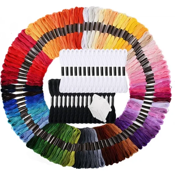 Amar Tool Friendship Bracelet String Kits, 100 Colors Embroidery Floss ...