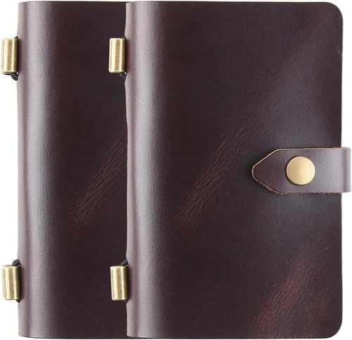 Amar Tool Handmade Leather Pocket Notebook, Genuine Leather Small ...