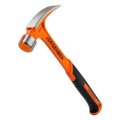 Amar Tool Jorgensen Framing Hammer 20oz Straight Rip Claw Hammer With ...