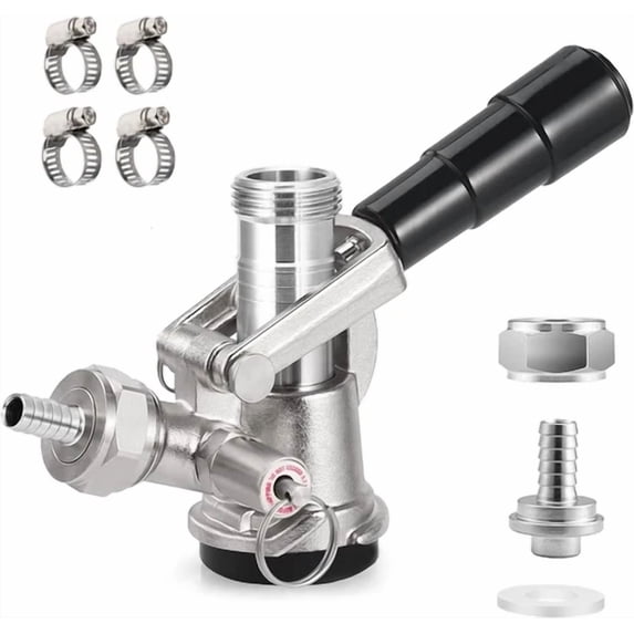 Amar Tool Keg Coupler, Sankey Keg Tap D System ID 5/16'' Draft Beer ...