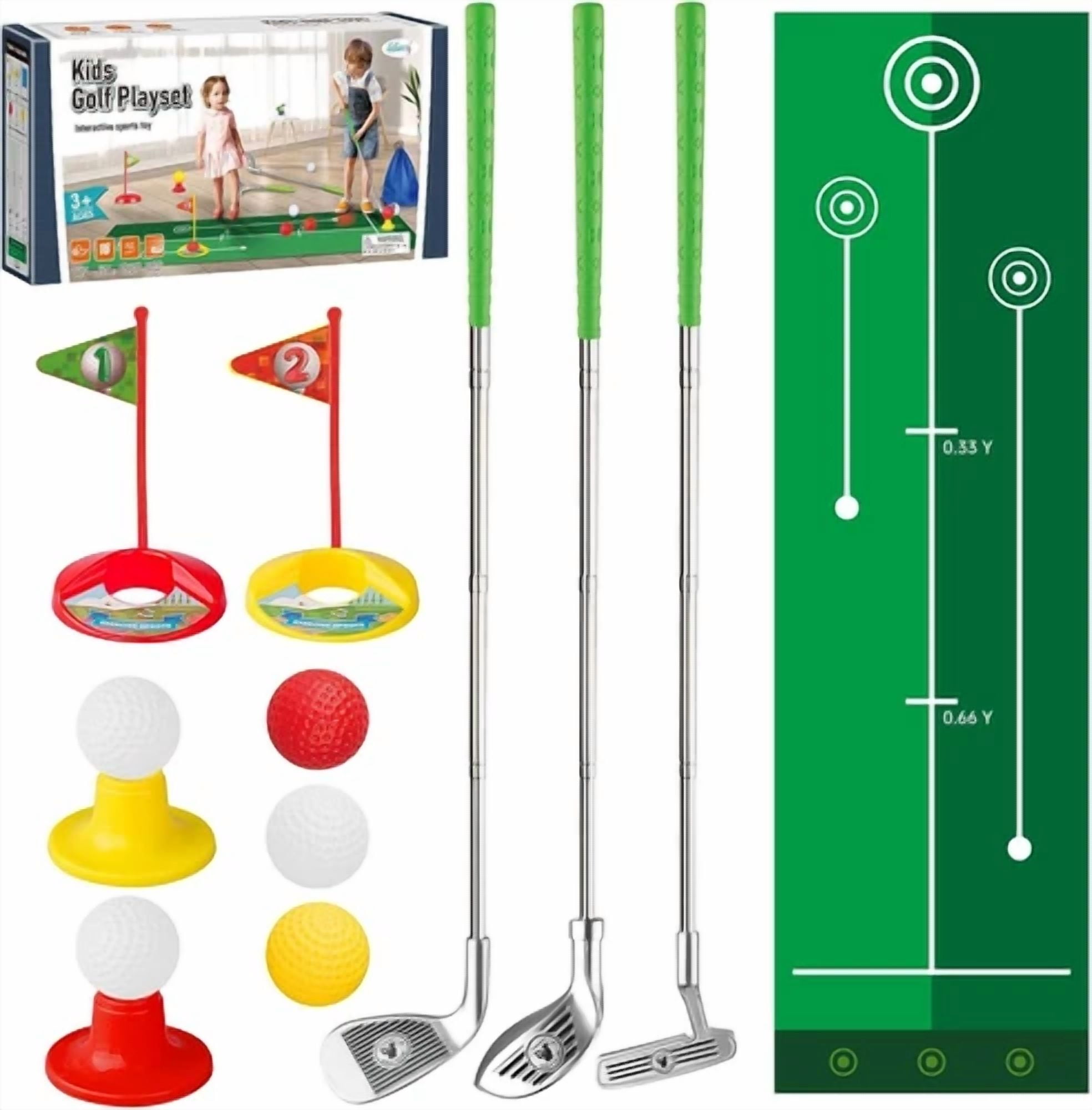 Amar Tool Liberry Kids Golf Clubs for 3 4 5 Years Old, Retractable ...