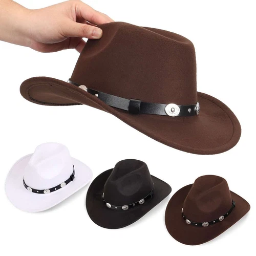 Amar Tool Mens Womens Wide Brim Hat Fedora Panama Western Cowboy Girl ...