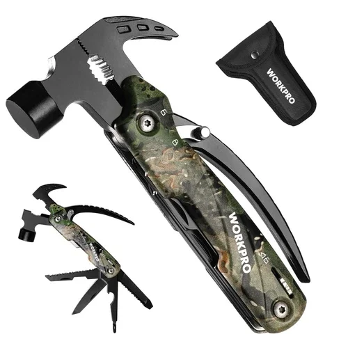 Amar Tool Multitool-12 in 1 Camping Tool w/Mini Hammer-EDC Gear Multi Tools Hammer - Walmart.com