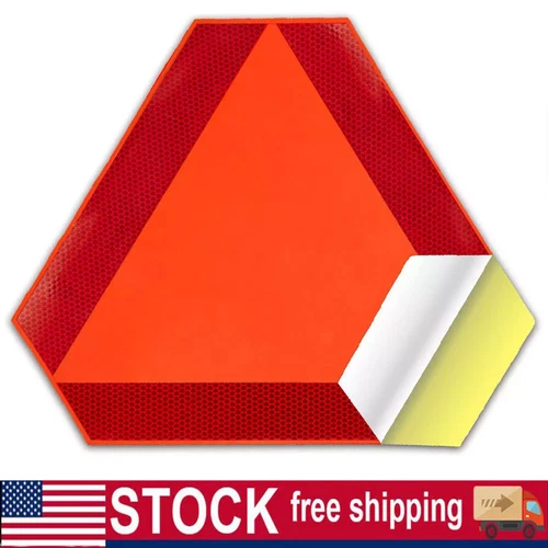 Amar Tool Reflective Tape ‚ÄãSafety Triangle Orange Sticker New Car ...