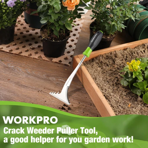 Amar Tool WORKPRO Crack Weeder 12.5" Stainless Steel Crevice Weeding ...